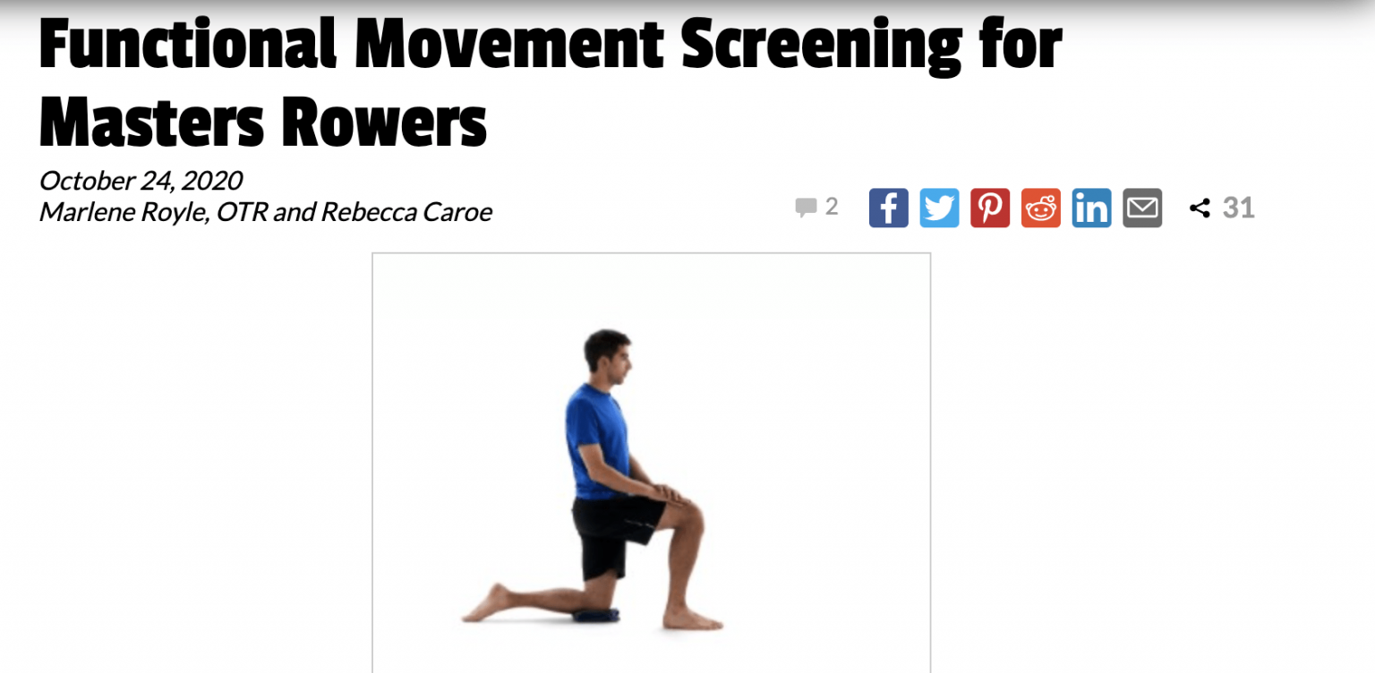 Functional Movement Screening for Rowing - Faster Masters Rowing™