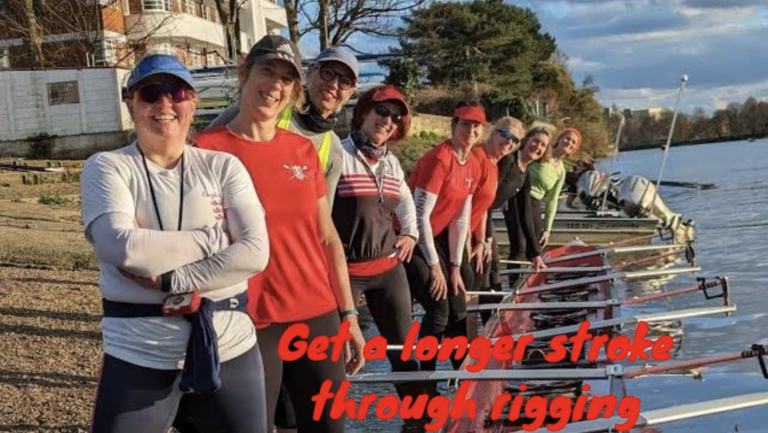 Get a longer stroke using rigging - Faster Masters Rowing™